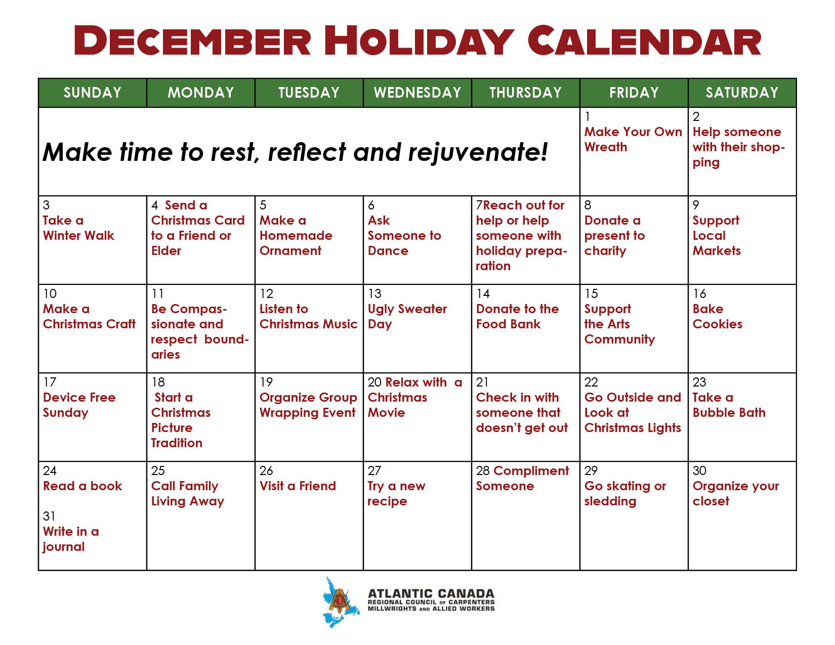 Wellness Board – Atlantic Canada Regional Council of Carpenters ...